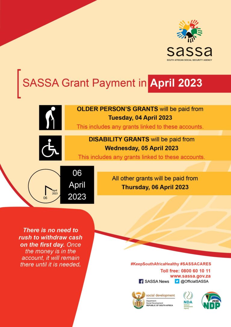 sassa payment dates april 2023 | SASSA Social Grants South Africa