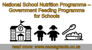 National School Nutrition Programme (NSNP) for School Kids