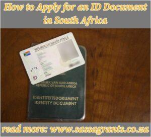 How to Apply for ID Document in South Africa